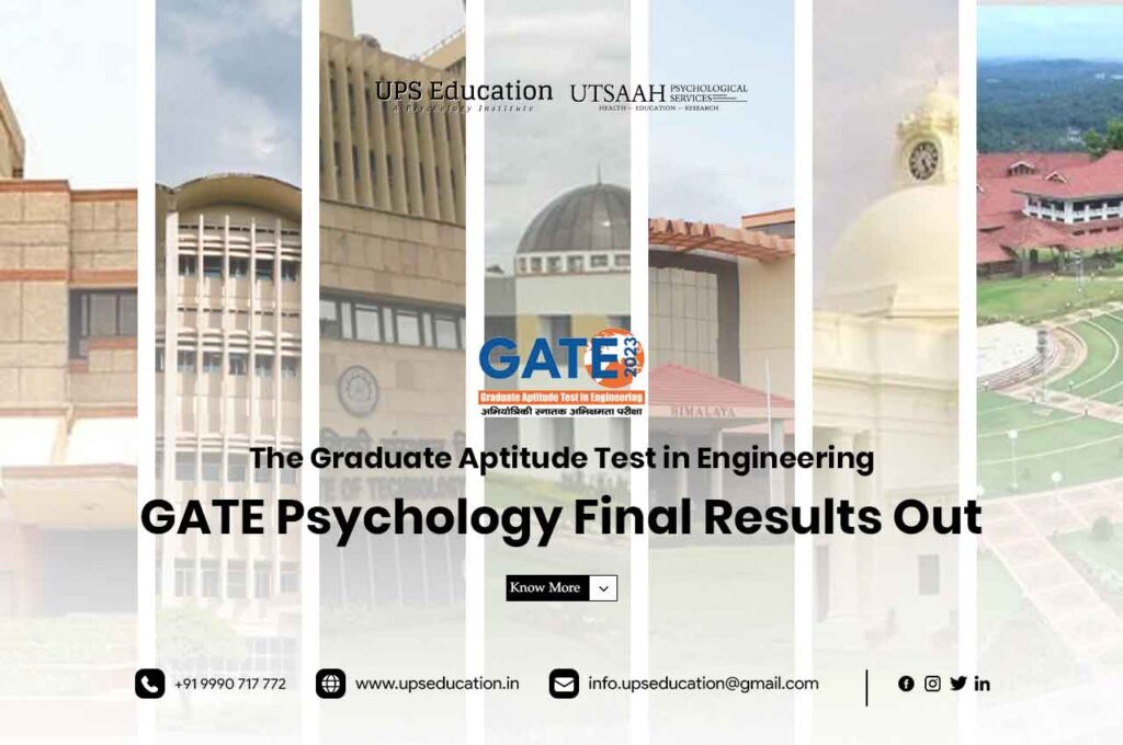GATE final results announced for session 2023 - ePsychology